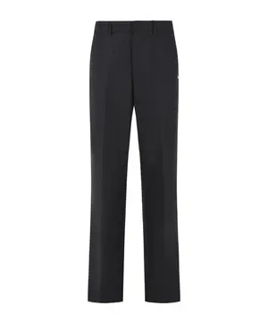 Amiri Virgin Wool Blend Ma Pants - Black