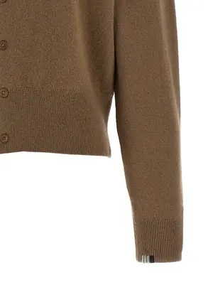 Extreme Cashmere Long-sleeve Cardigan