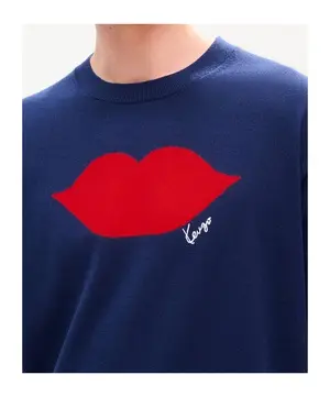Kenzo Loves' Knitted T-shirt In Wool Cotton