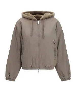 Moose Knuckles Eaton Bunny Reversible Hoodie - Gray