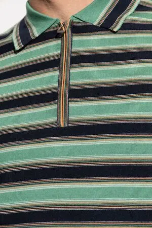 Paul Smith Half-zip Striped Polo Shirt