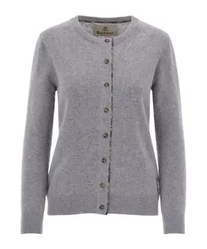 Barbour Long-sleeve Knit Cardigan - Grey