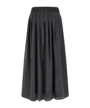 Peserico Pleated Midi Skirt