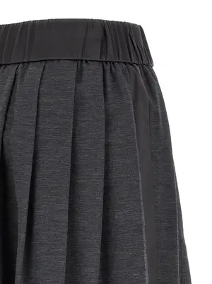 Peserico Pleated Midi Skirt