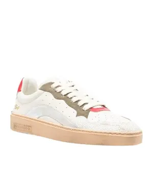 Dsquared2 Cracked-effect Panelled Sneakers - No