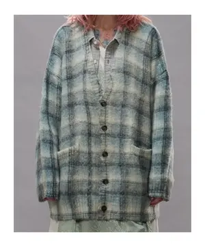 R13 Printed Oversized Cardigan