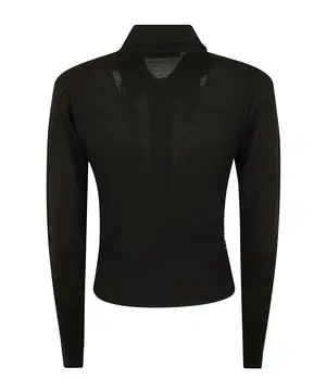 Ermanno Scervino Sheer Lace Panel Shirt
