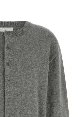 Extreme Cashmere Long-sleeve Button-front Cardigan - Gray