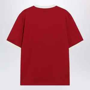 AMI Paris De Coeur Logo Embroidered Crewneck T-shirt