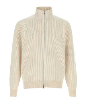 Brunello Cucinelli Long-sleeve Cardigan - White