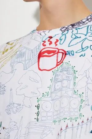 Paul Smith Sketch Print T-shirt