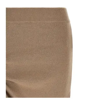 Giuseppe Di Morabito Ruched Embellished Ribbed Skirt
