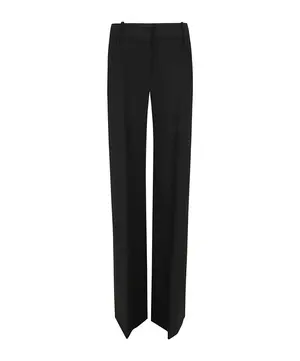 Ermanno Scervino High-rise Wide-leg Pants - Black