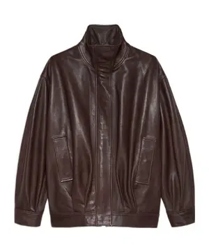 ARMA Paula Leather Jacket - Coffee Beans