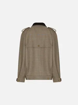 BLAZÉ MILANO Saona Chausie Check-pattern Jacket