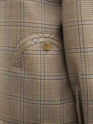 BLAZÉ MILANO Saona Chausie Check-pattern Jacket