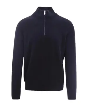 Brunello Cucinelli High Neck Long Sleeve Knitwear - Black