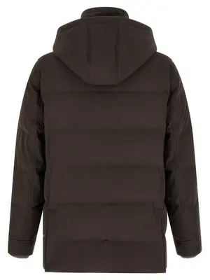 Brunello Cucinelli Quilted Hooded Parka