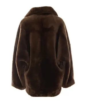 BLANCHA Zip-up Shearling Jacket