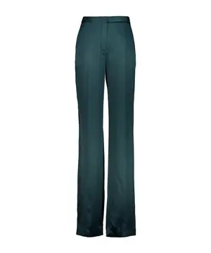 TOM FORD Silk Satin Tuxedo Trousers - Blue
