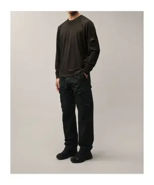 C.P. COMPANY Merino Wool Re-colour Lens Crewneck Sweater