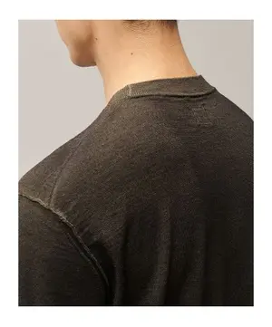 C.P. COMPANY Merino Wool Re-colour Lens Crewneck Sweater