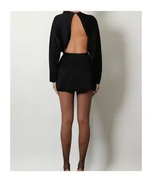 Saint Laurent Long Sleeve Dress