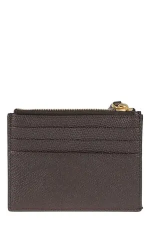 Valentino Garavani Vlogo Signature Zip-up Card Holder