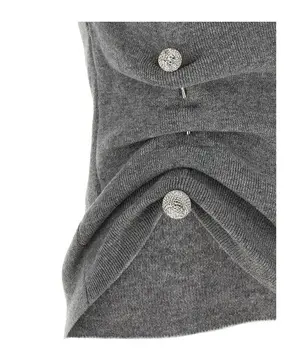 Giuseppe Di Morabito Crystal-embellished Draped Top