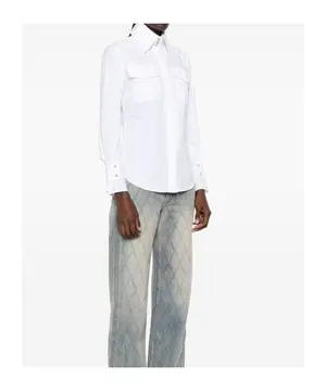 Elisabetta Franchi Logo-button Flap-pocket Shirt