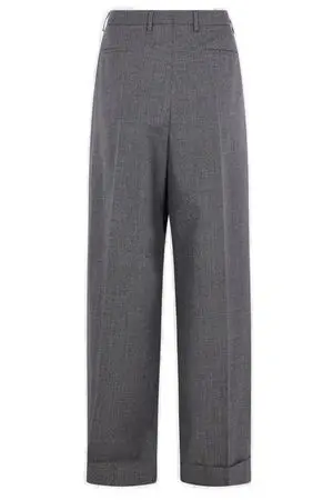 Valentino Garavani Turn-up Hem Straight Hem Pants