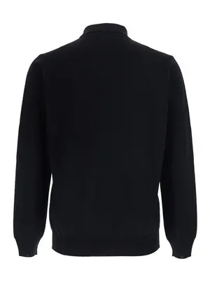 KANGRA Long-sleeve Polo-collar Sweater
