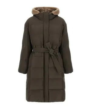 Brunello Cucinelli Boudin Quilted Down Jacket - Green