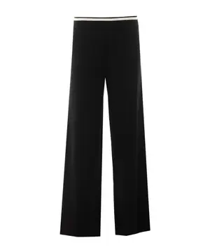 Liu Jo Elastic-waist Casual Trousers - Black