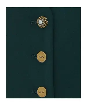 Liu Jo Buttoned V-neck Sleeveless Blazer