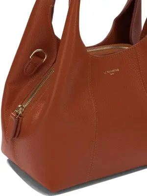LE TANNEUR Curved Handle Tote Bag