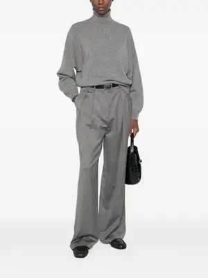 Brunello Cucinelli Roll Neck Sweater - Gray