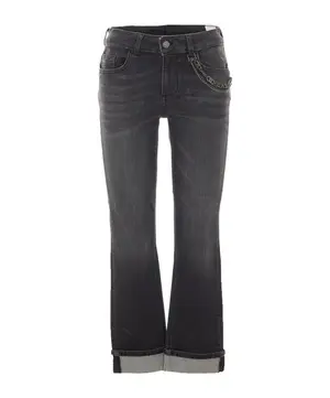 Liu Jo Casual Trousers With Belt Loops - Black