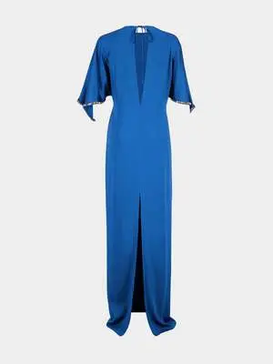 Stella McCartney Embellished Handkerchief Maxi Dress