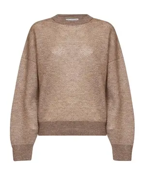 Brunello Cucinelli Long-sleeve Knit Top - Nude