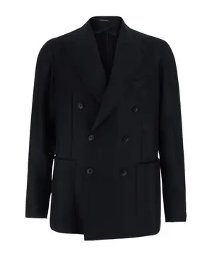 Tagliatore Monte Carlo Double-breasted Jacket - Black