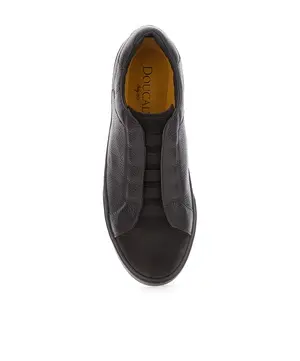 DOUCAL'S Spencer Slip-on Round Toe Sneakers - Brown