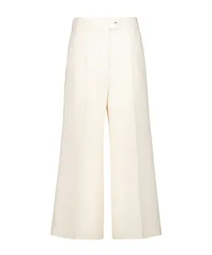 Valentino Garavani Pressed-crease Trousers - Vanilla