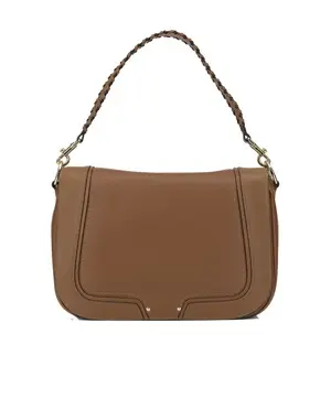 LE TANNEUR Braided-handle Shoulder Bag - Brown