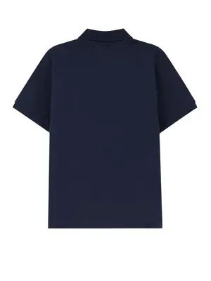 Saint Laurent Collared Short-sleeved Polo Shirt