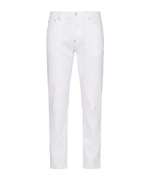 Kiton Casual Pants With Belt Loops - White