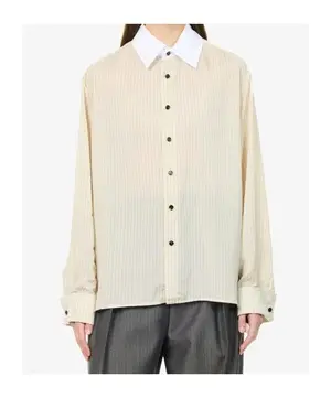 Bottega Veneta Striped Long-sleeved Shirt