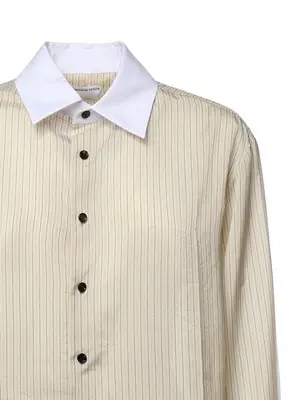 Bottega Veneta Striped Long-sleeved Shirt
