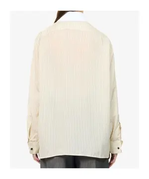 Bottega Veneta Striped Long-sleeved Shirt