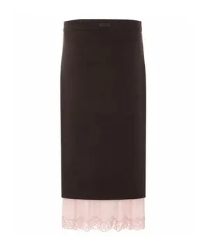 Pinko Elastic-waist Skirt